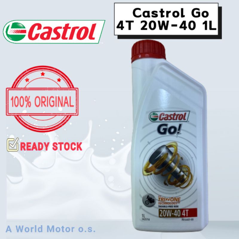 Castrol GO 4T 20W-40 1L | Shopee Malaysia