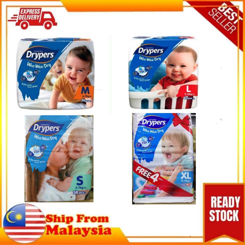 DRYPERS S/M/L/XL Murah ‼️‼️-Drypers Wee Wee Dry dan drypers Drypantz ...