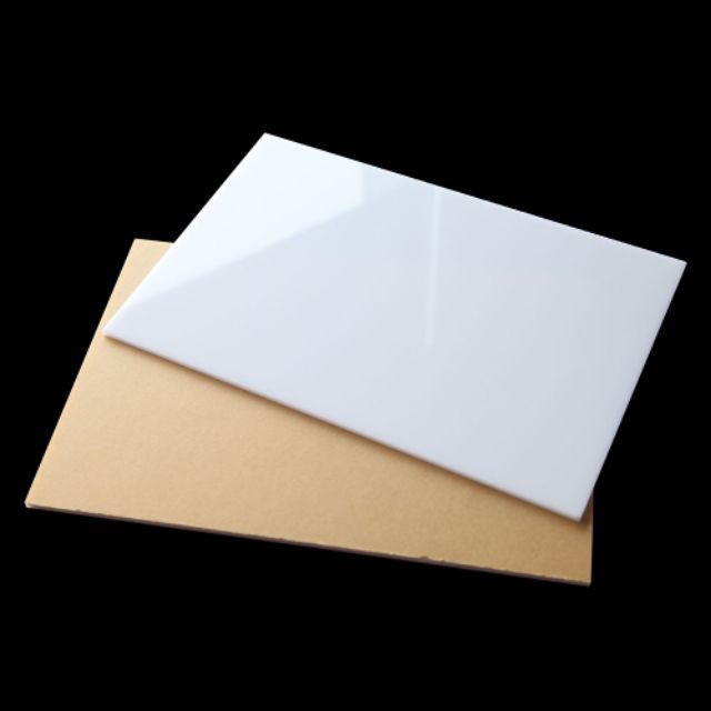 White Cast Acrylic Plate A4 Size Readystok ( 210mm width x 297mm length ...