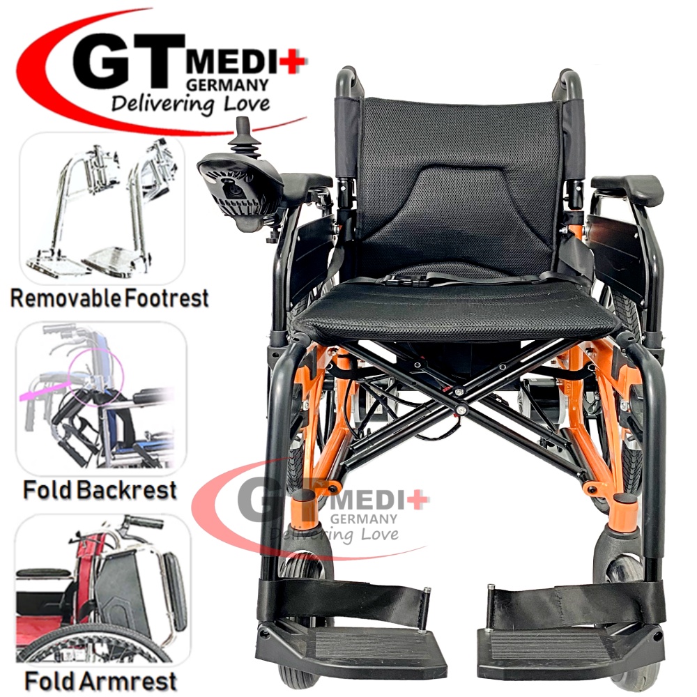 E20-P-30 GT MEDIT GERMANY Lightweight Self Propelled Electric Wheelchair Wheel Chair Kerusi Roda ...