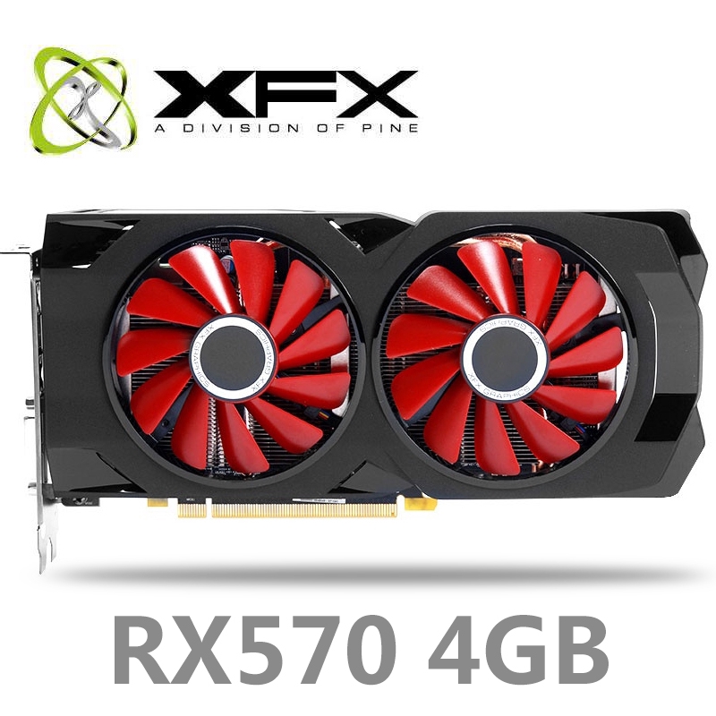 XFX used RX 580 4GB 8GB 256bit GDDR5 desktop pc gaming graphics cards ...