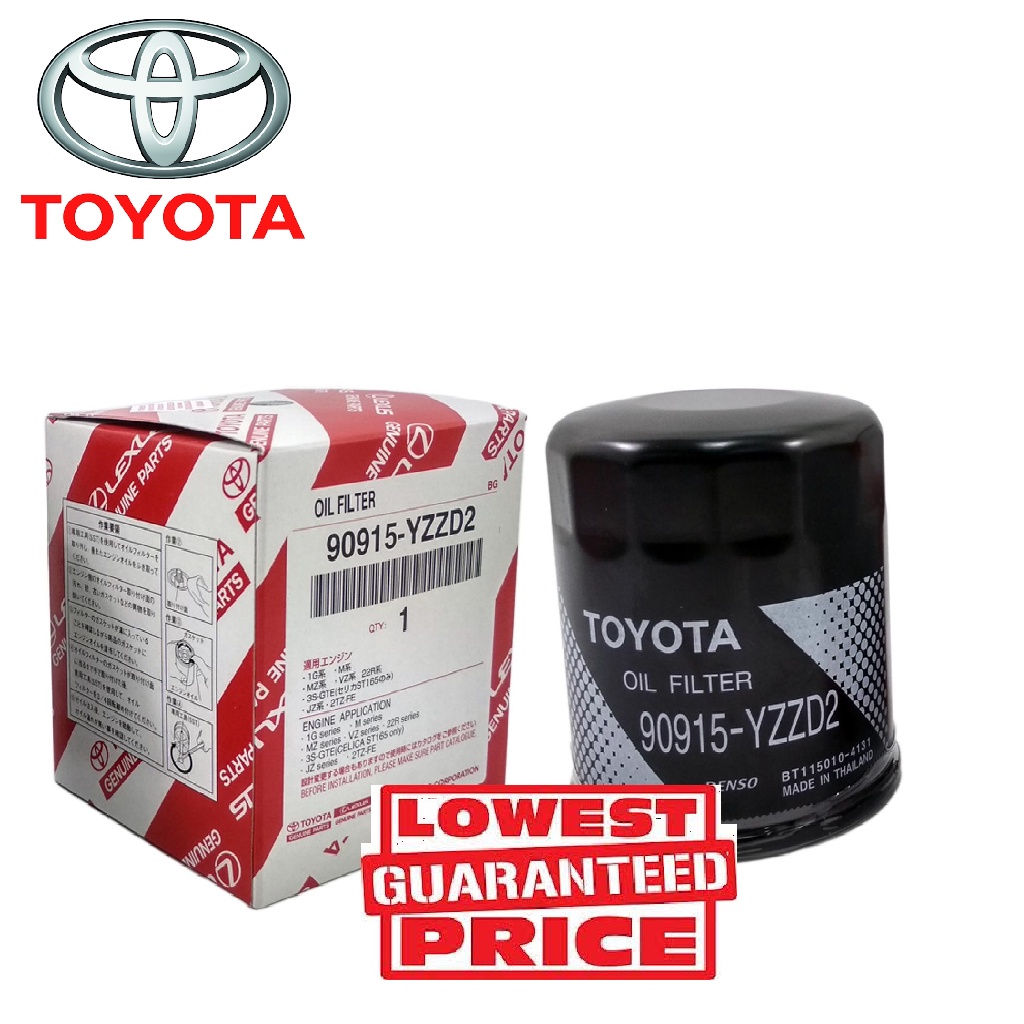 TOYOTA Oil Filter 90915-YZZD2 Suitable For Innova , Hilux New , Prado ...