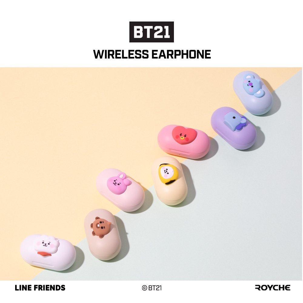 [BT21 OFFICIAL] BT21 Baby Bluetooth Wireless Earphone | Shopee Malaysia