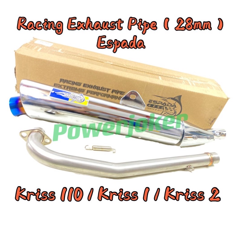Kriss 110/ Kriss 1/Kriss 2/Kriss110 (28mm)100% Original Espa (Cutting Standand Racing Exhaust ...