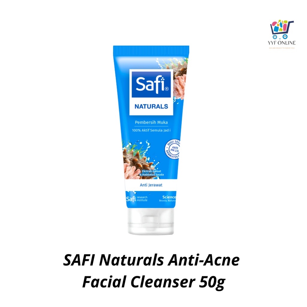SAFI Naturals Pembersih Muka Anti Jerawat Ekstrak Gamat & Habbatus ...