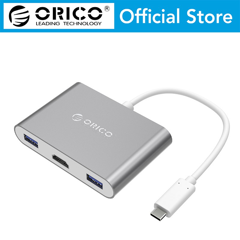 ORICO Type C Aluminium Hub - Type C PD + 3 Port USB Type A + HDMI ...