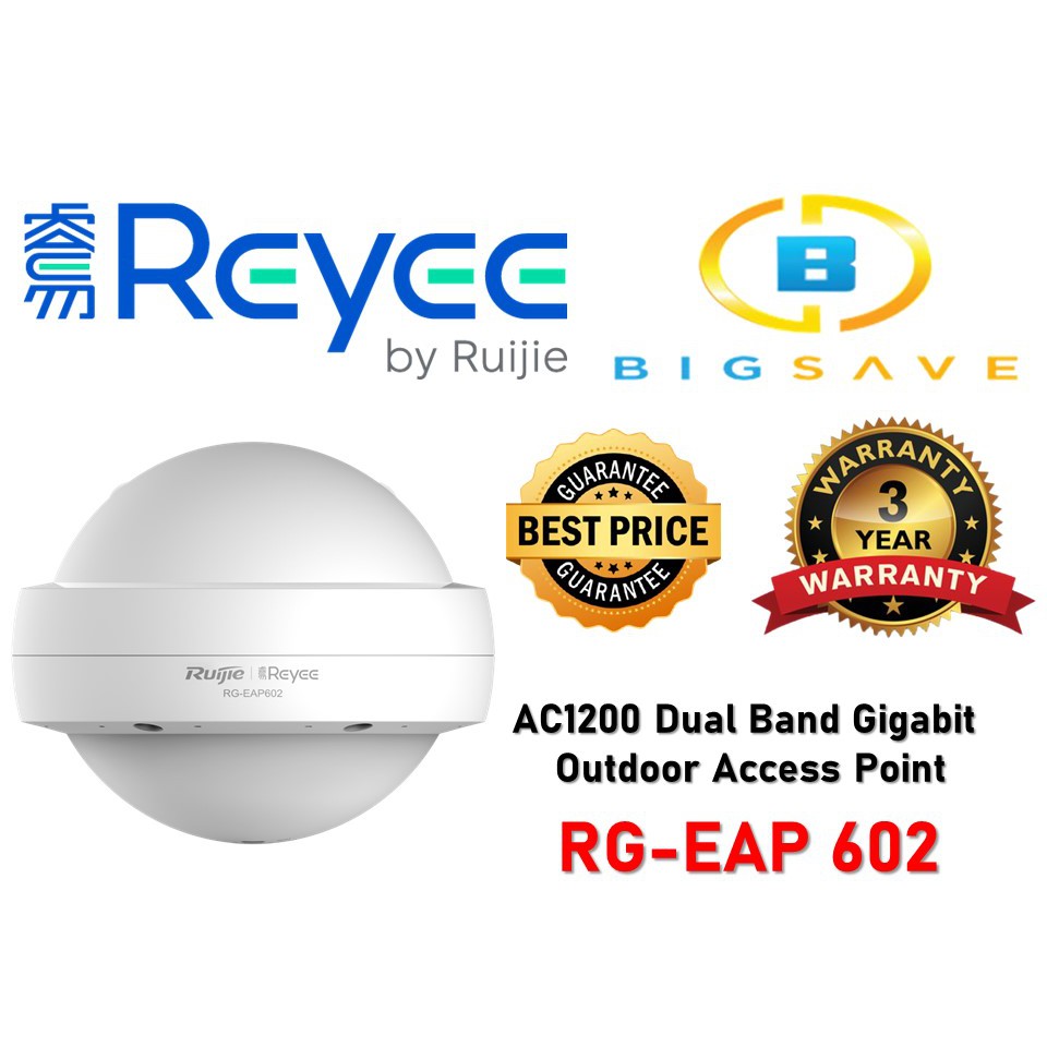 RUIJIE REYEE RG-EAP602 AC1300 DUAL BAND GIGABIT OUTDOOR ACCESS POINT ...