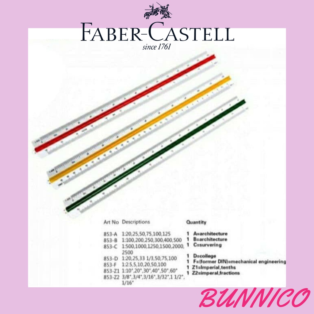 Faber Castell ( Type A / C / Z2) Architect Technical Drafting ...