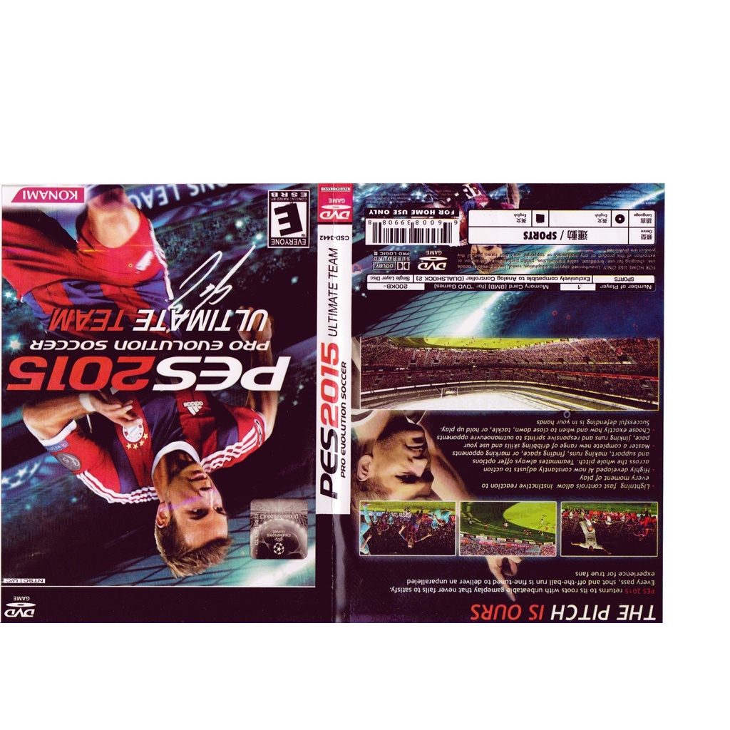 PS2 GAME COLLECTION PES 2015 (CD Version) | Shopee Malaysia