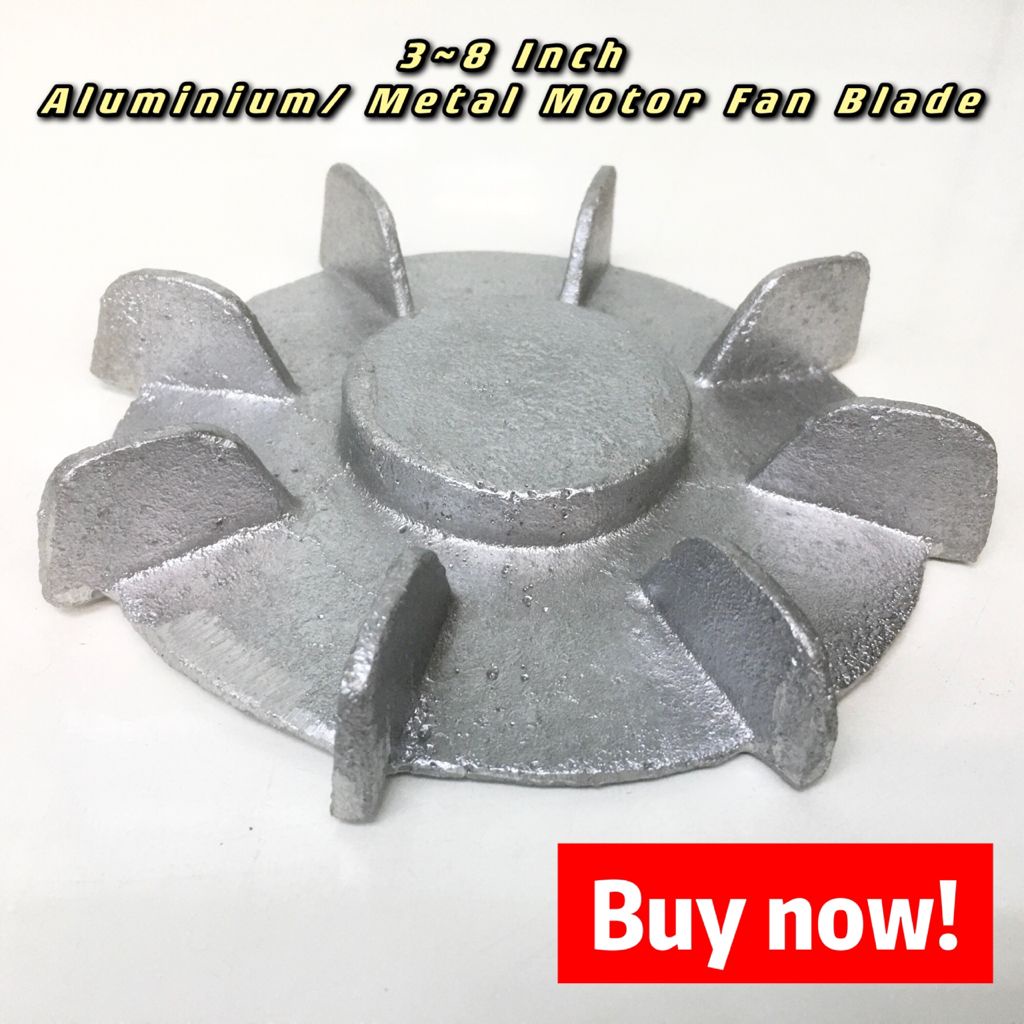3"~8" ALUMINIUM/ METAL MOTOR FAN BLADE/ CAST CASTED MOTOR METAL COOLING ...