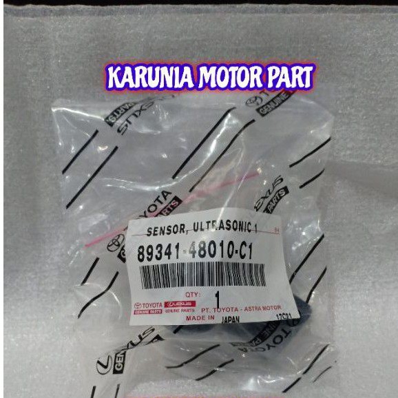 Toyota INNOVA FORTUNER PRADO ORIGINAL PART REAR BUMPER REVERSE SENSOR ...