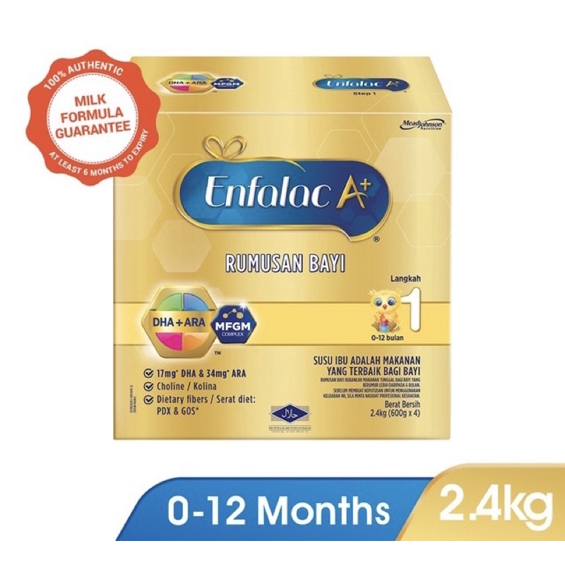 Enfalac A+ Step1 0-12 Month / 2.32Kg - EXP 2/2024 | Shopee Malaysia