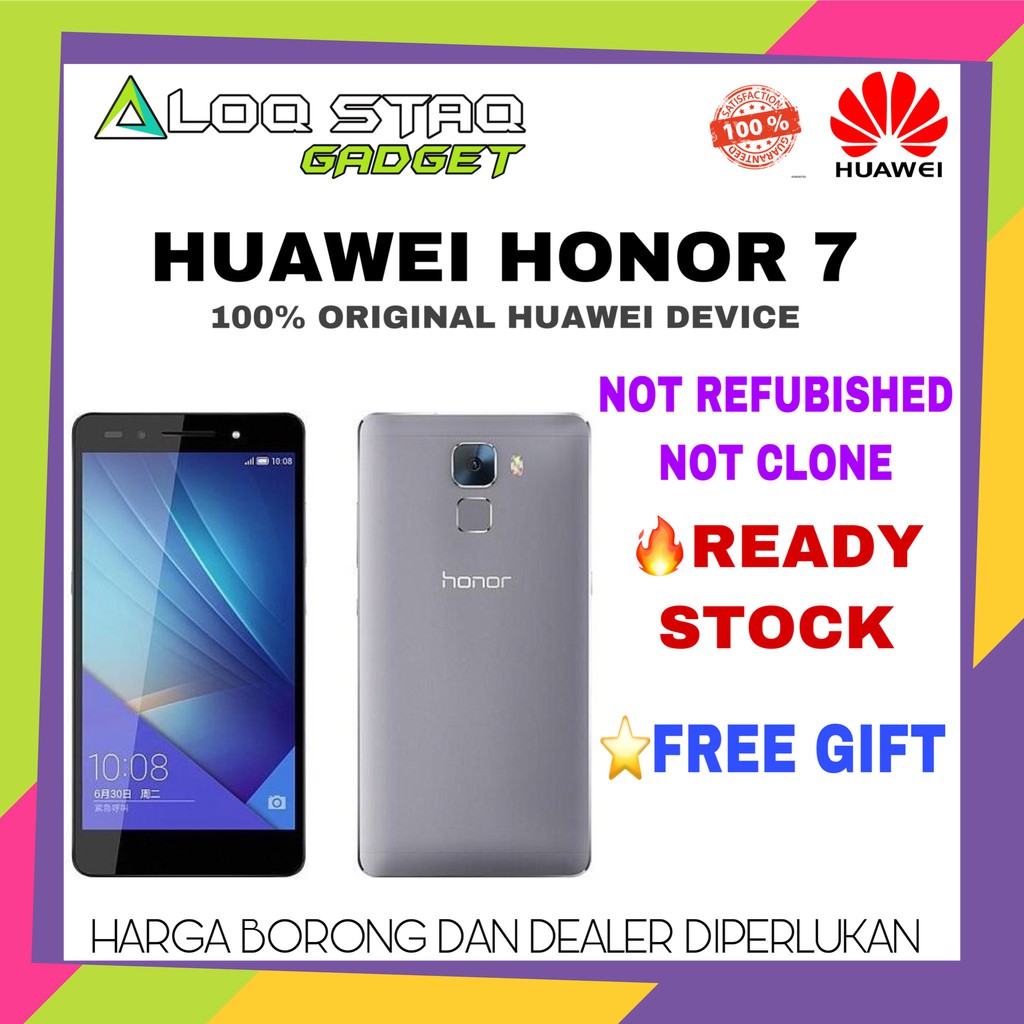 Huawei Honor 7 [3+32GB] ORIGINAL GAMING SMARTPHONE MOBILE PHONE ...