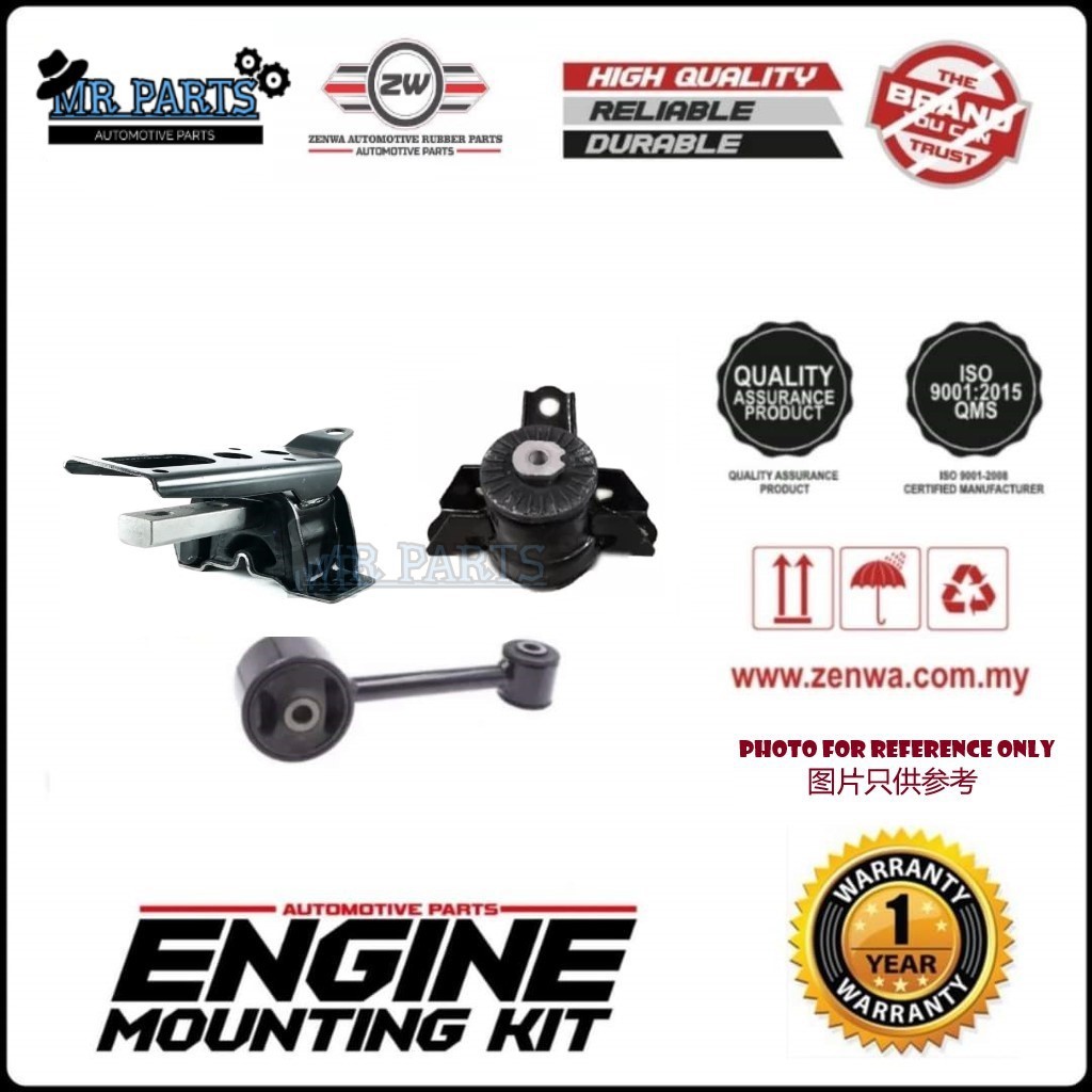 PERODUA ALZA / MYVI 1.5 ENGINE MOUNTING KIT SET (ZW) | Shopee Malaysia