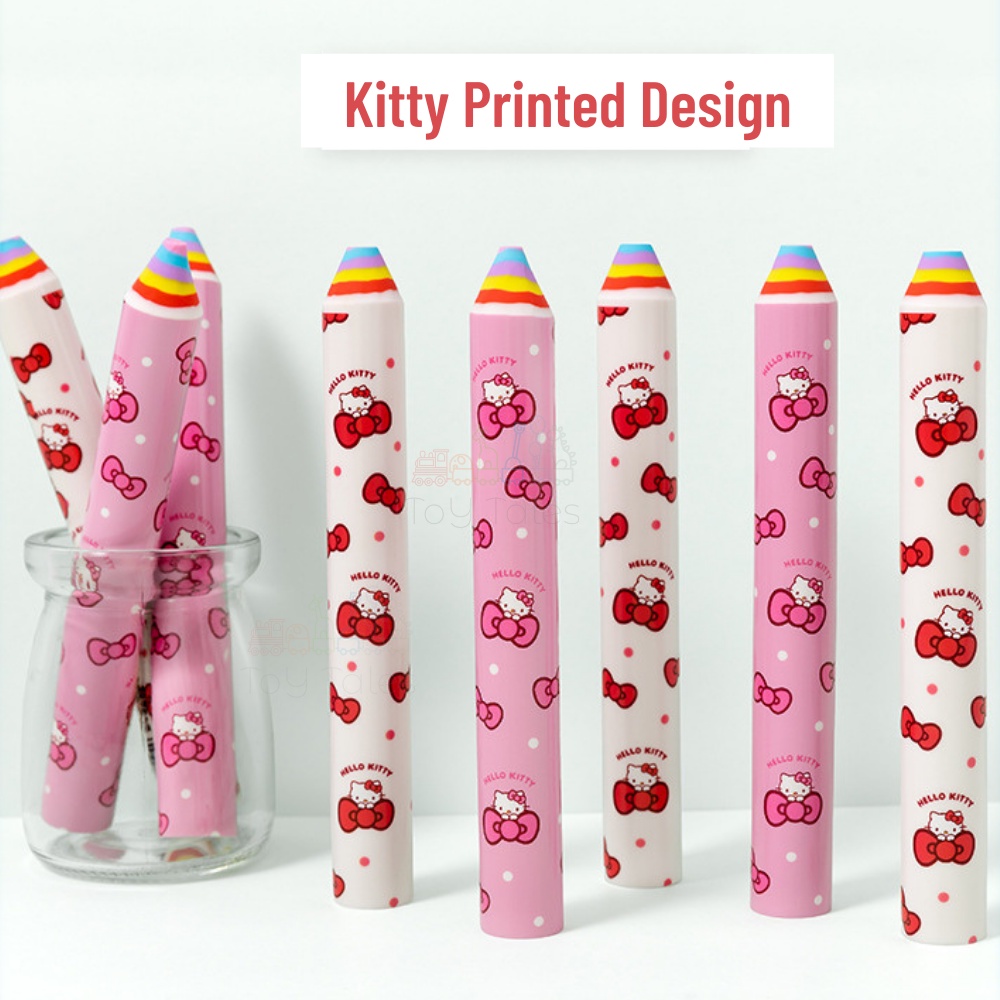 Hello Kitty Rainbow Eraser 2B Kids Stationery Rubber Pemadam 2B ...