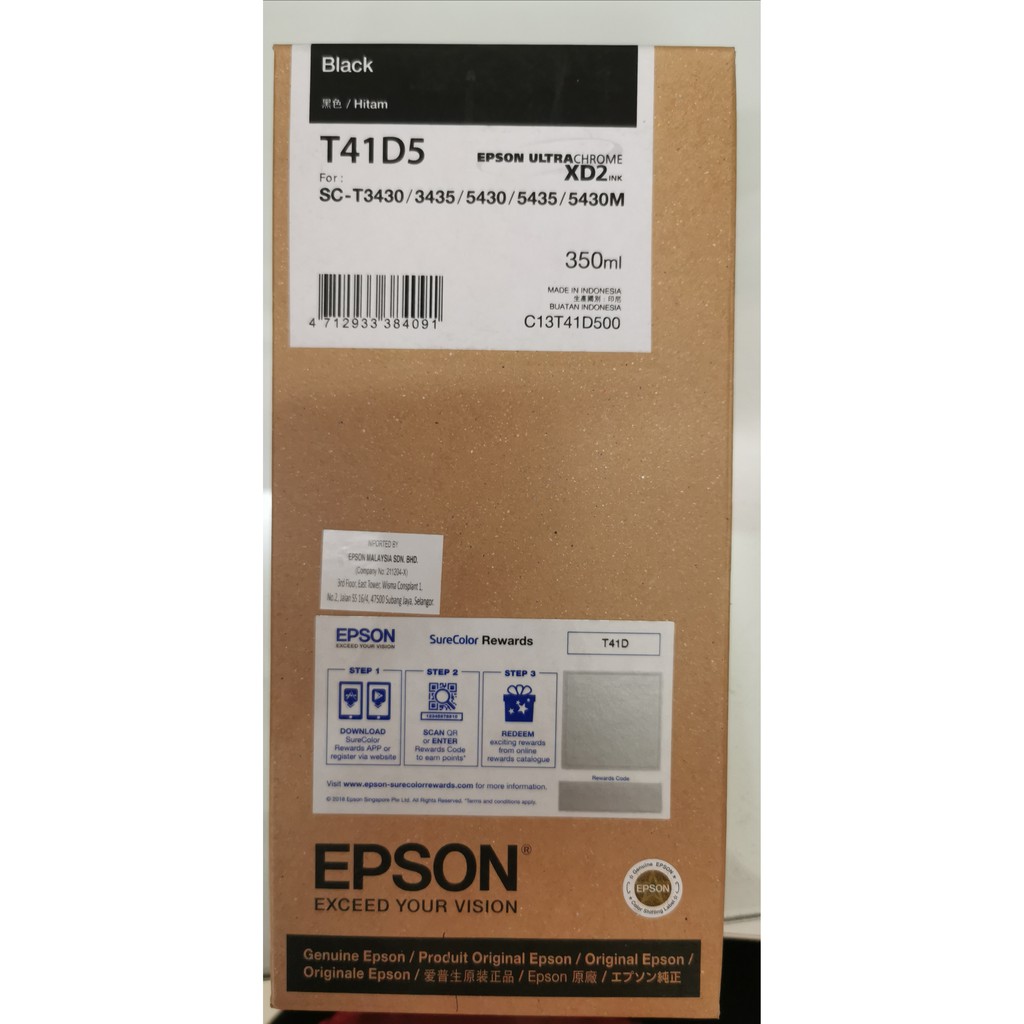 Raedy Stock -Epson SureColor T-3430 / T3435/ T5430 / T5435 /T5430M Ink ...