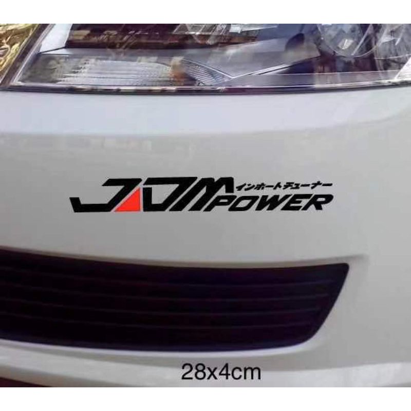 Car sticker kereta JDM power stiker kereta bonet | Shopee Malaysia