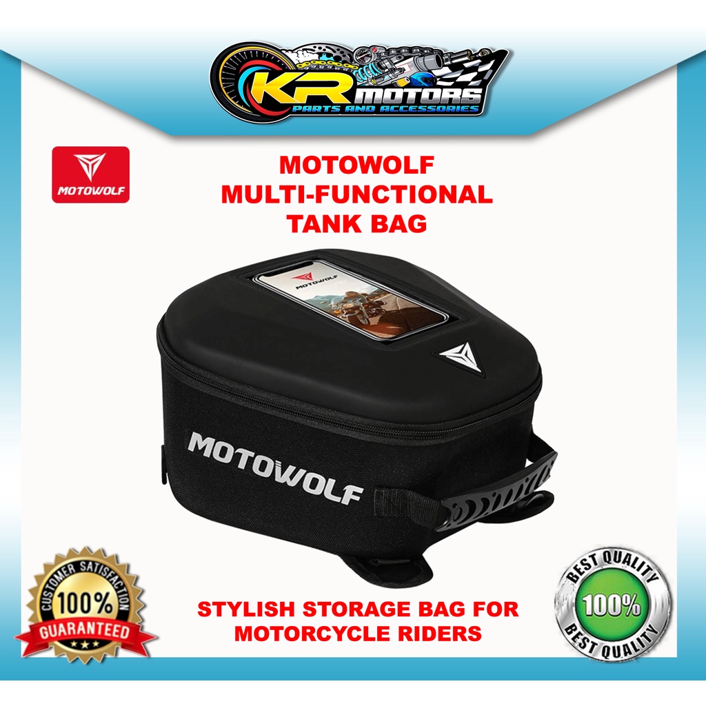Motowolf Waterproof Tank Bag for Motorcycle Riders - | Shopee Malaysia