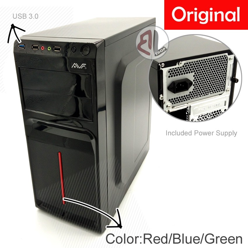 Original AVF ACCS560-BRU3 / B7U3 / BGU3 Classique Series ATX Casing ...