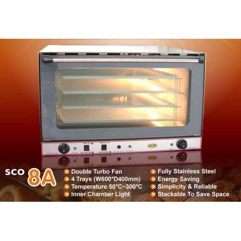 Soner SCO-8A Convection Oven With Turbo Fan - Tray 60x40cm | Shopee ...