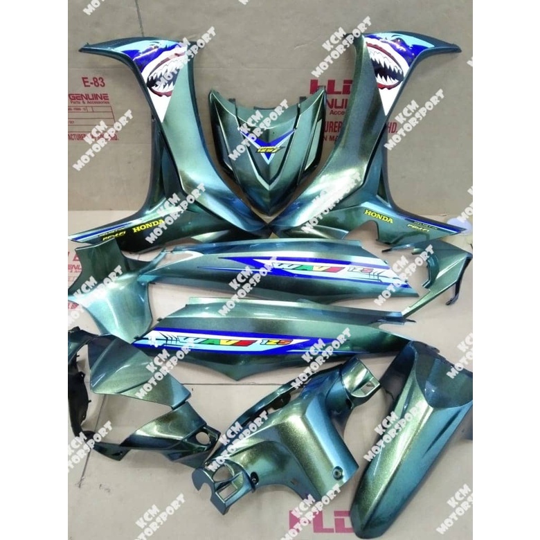 BODY COVER COVERSET HONDA WAVE 125i V1 V2 / HONDA FUTURE 125 CARB FI ...