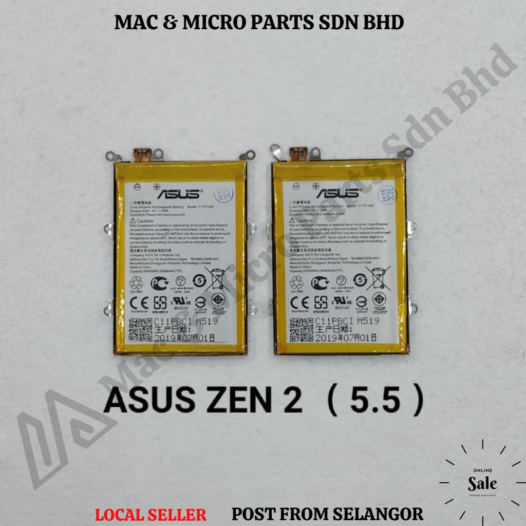 MG BRAND ZEN 2 ( 5.5 ) ( ZE550KL / ZE551KL ) BATTERY MODEL C11P1424 ...