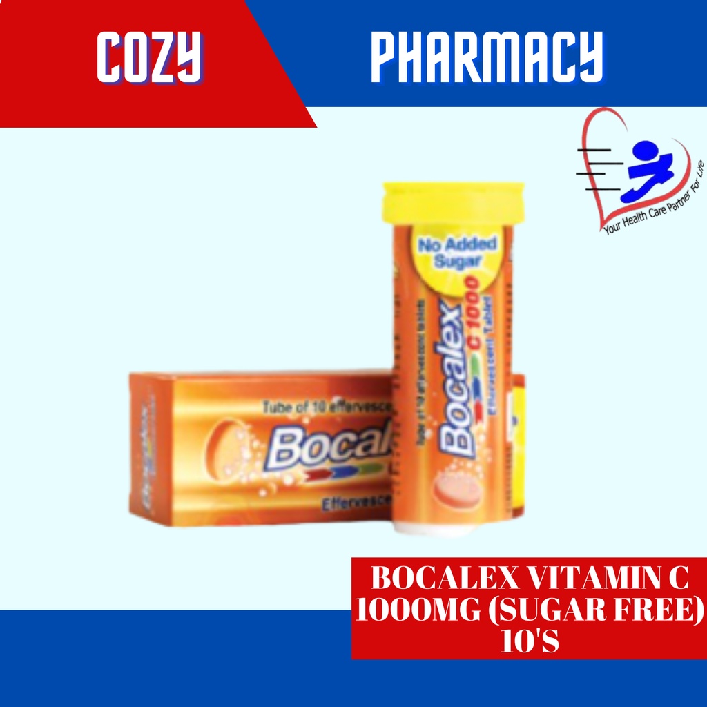 𝑩𝑶𝑪𝑨𝑳𝑬𝑿 𝑽𝑰𝑻𝑨𝑴𝑰𝑵 𝑪 1000𝑴𝑮 𝑬𝑭𝑭𝑬𝑹𝑽𝑬𝑺𝑪𝑬𝑵𝑻 (𝑺𝑼𝑮𝑨𝑹 𝑭𝑹𝑬𝑬) 10'𝑺 | Shopee Malaysia