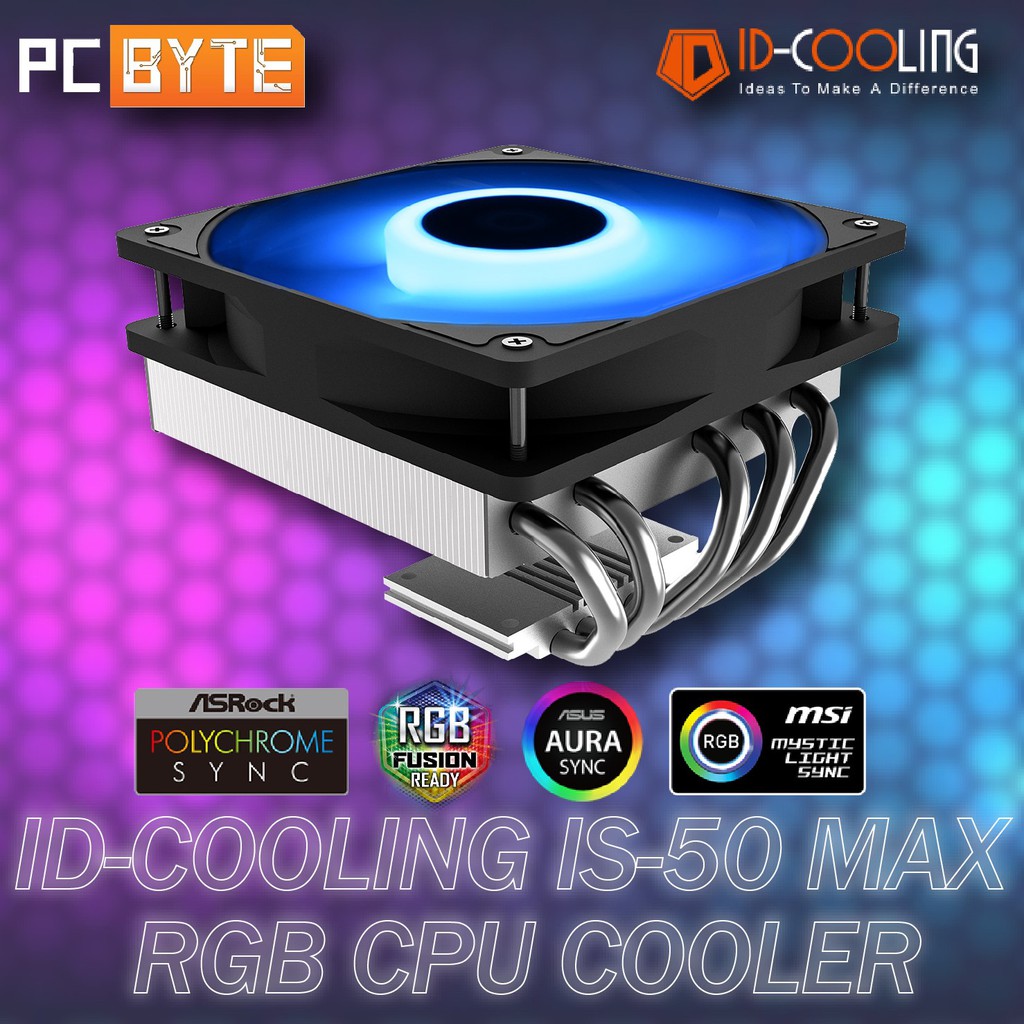 ID-COOLING IS-50 Max RGB CPU Cooler | Shopee Malaysia
