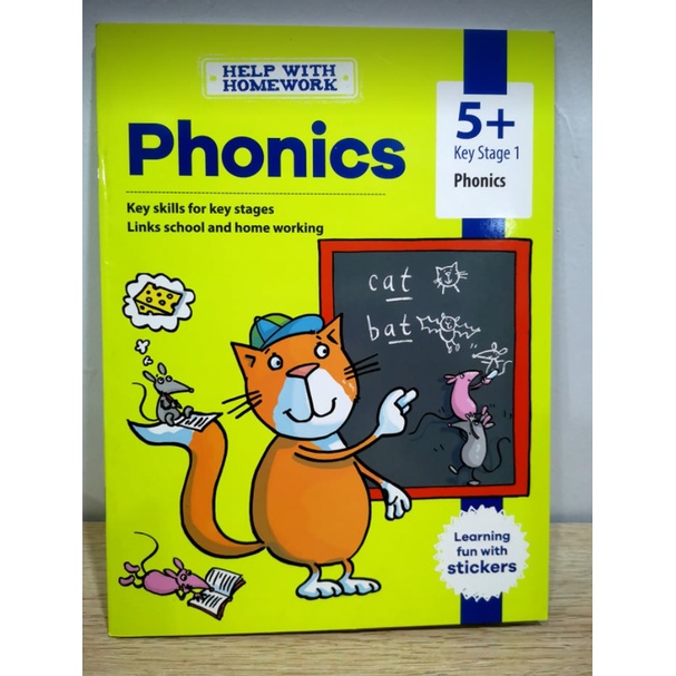Children Phonics Learning Exercise Books Phonics 5+ Key Stage 1 ...