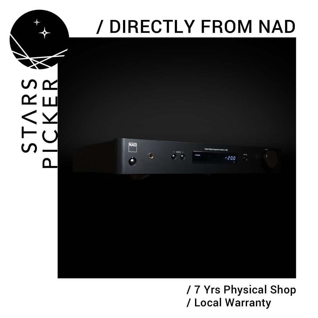 NAD C328 / C 328 - Integrated Amplifier DAC Bluetooth Hybrid Digital ...