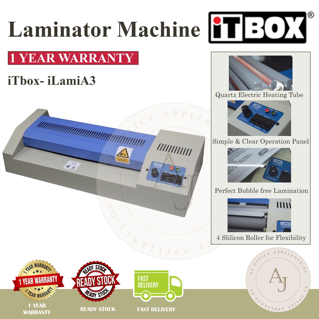Itbox Laminating Machine A4 A3 Size Ilamia3 Laminator Hot And Cold