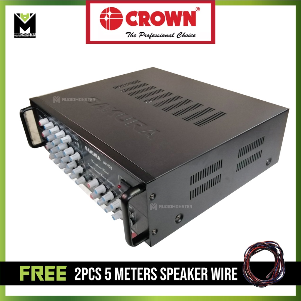 Sakura AV-733 400W X 2 Karaoke Mixing Amplifier | Shopee Malaysia