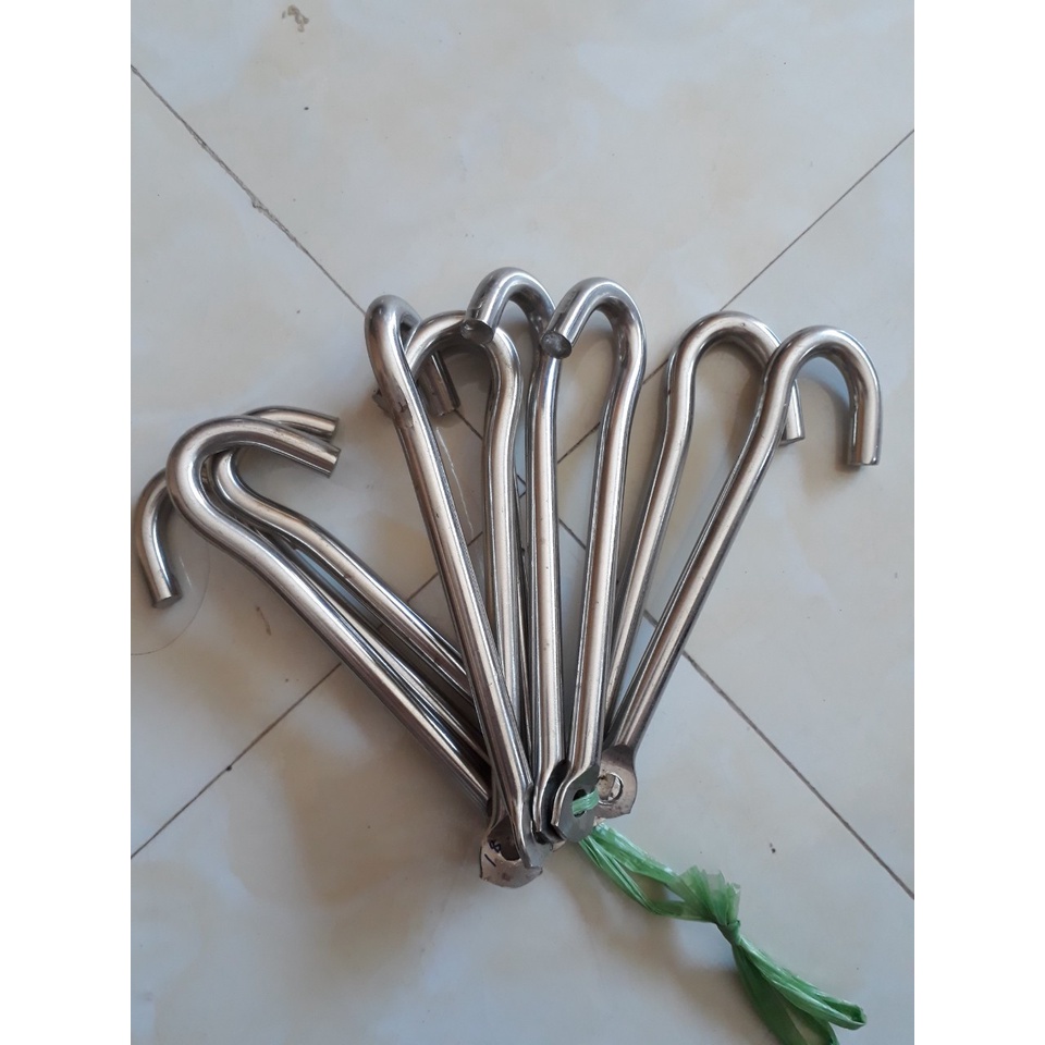 Fan hanger, lamp hanger 20cm long - Stainless steel material (hook ...