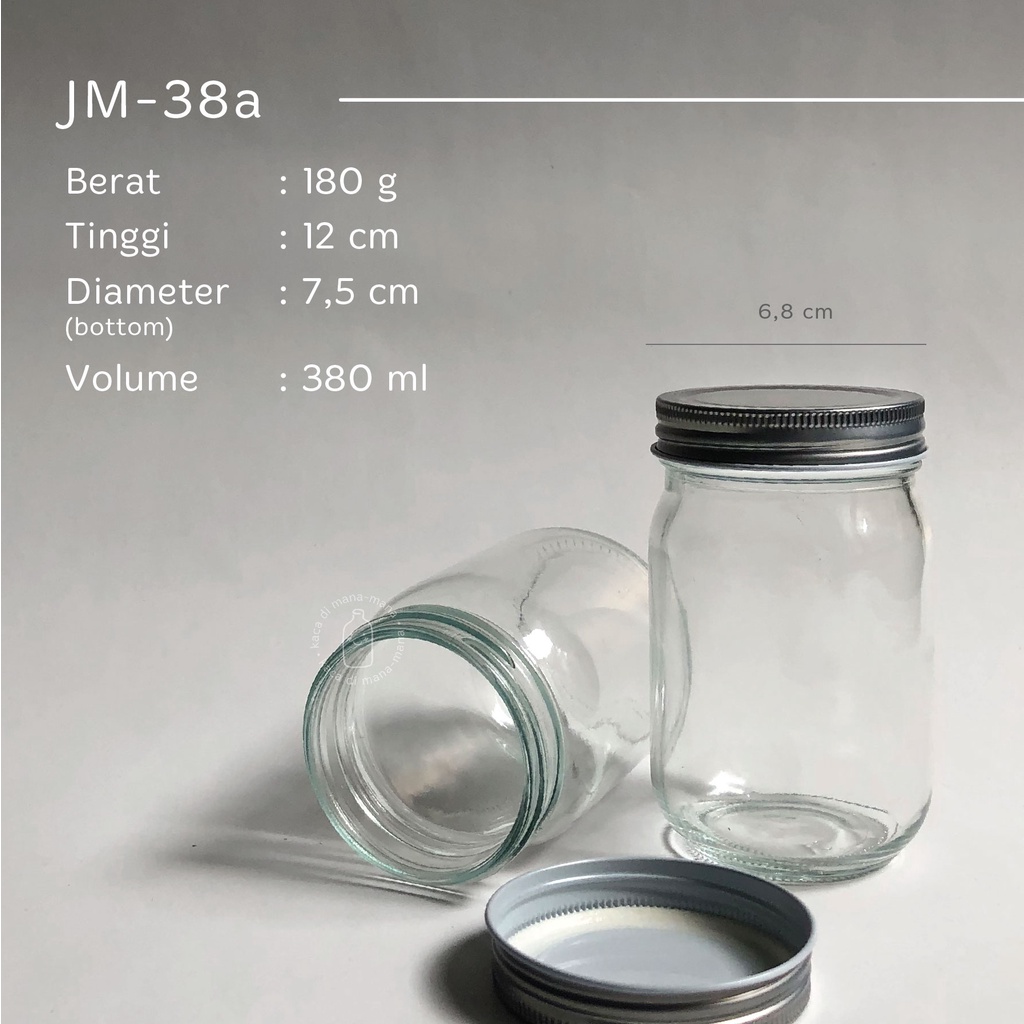 Aesthetic mason jar glass jar - Aesthetic mason glass jar | Shopee Malaysia