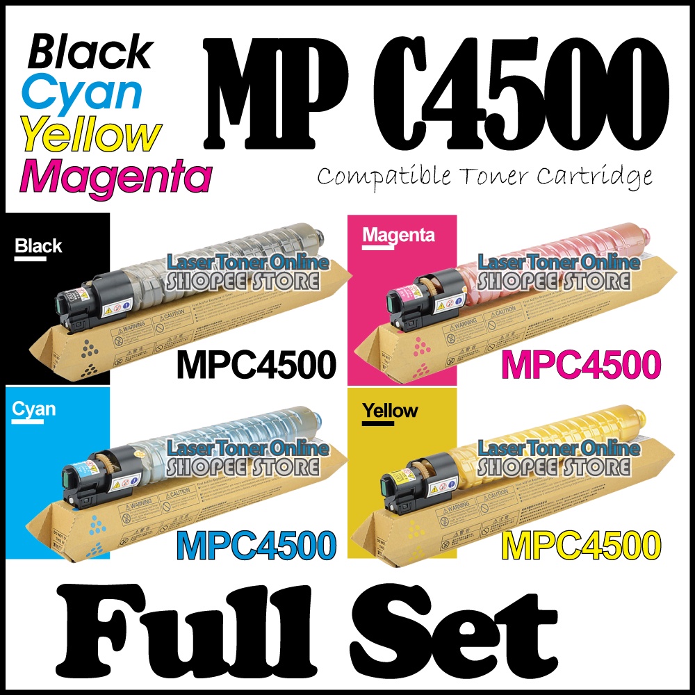 Set Compatible to Ricoh MP C4500 MPC4500 C3500 MPC3500 4500 3500 Laser ...