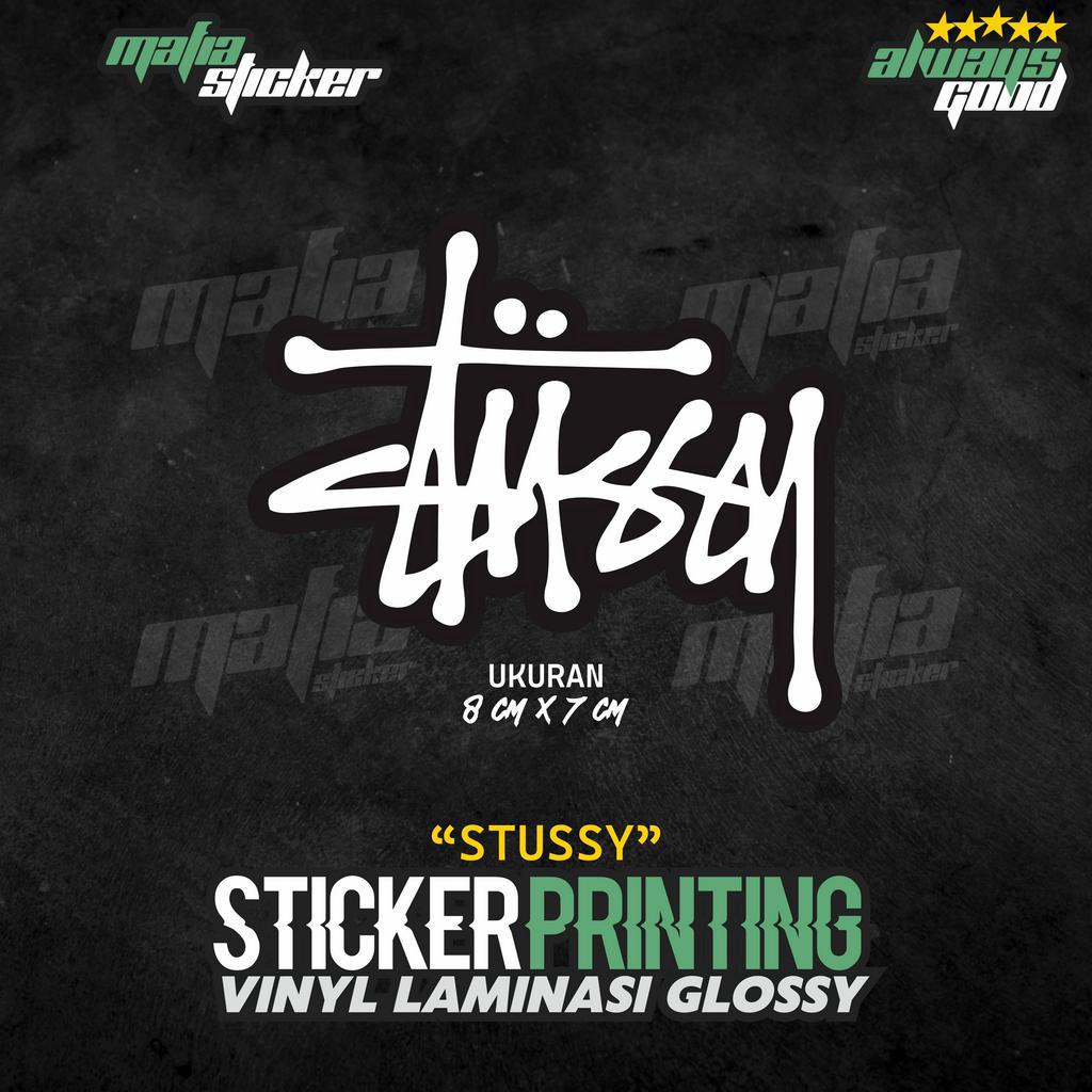 Sticker/sticker PRINT CUT STUSSY | Shopee Malaysia