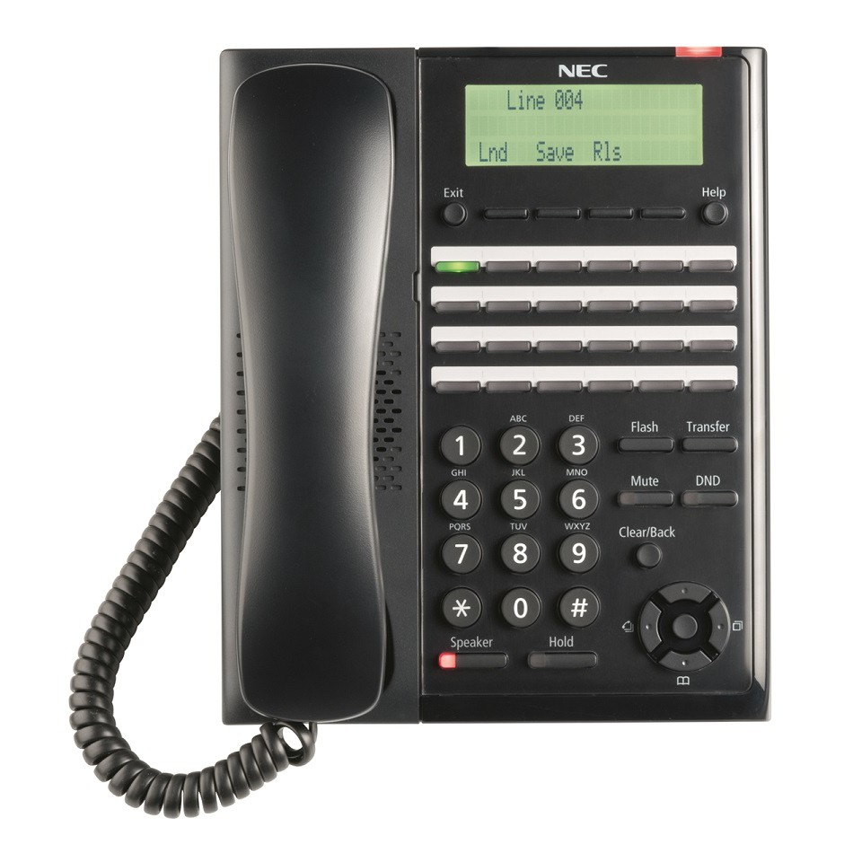 NEC 24 Key Multiline Phone Terminal IP7WW-24TXH-A1 TEL (Black ...
