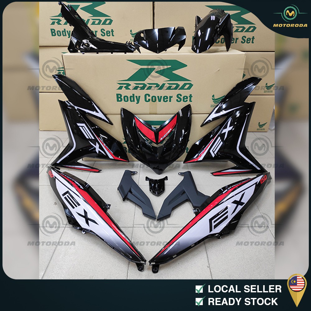 Rapido Cover Set Assembly Y15ZR V1 EXCITER RC-150 (38) (Sticker Tanam) | Shopee Malaysia