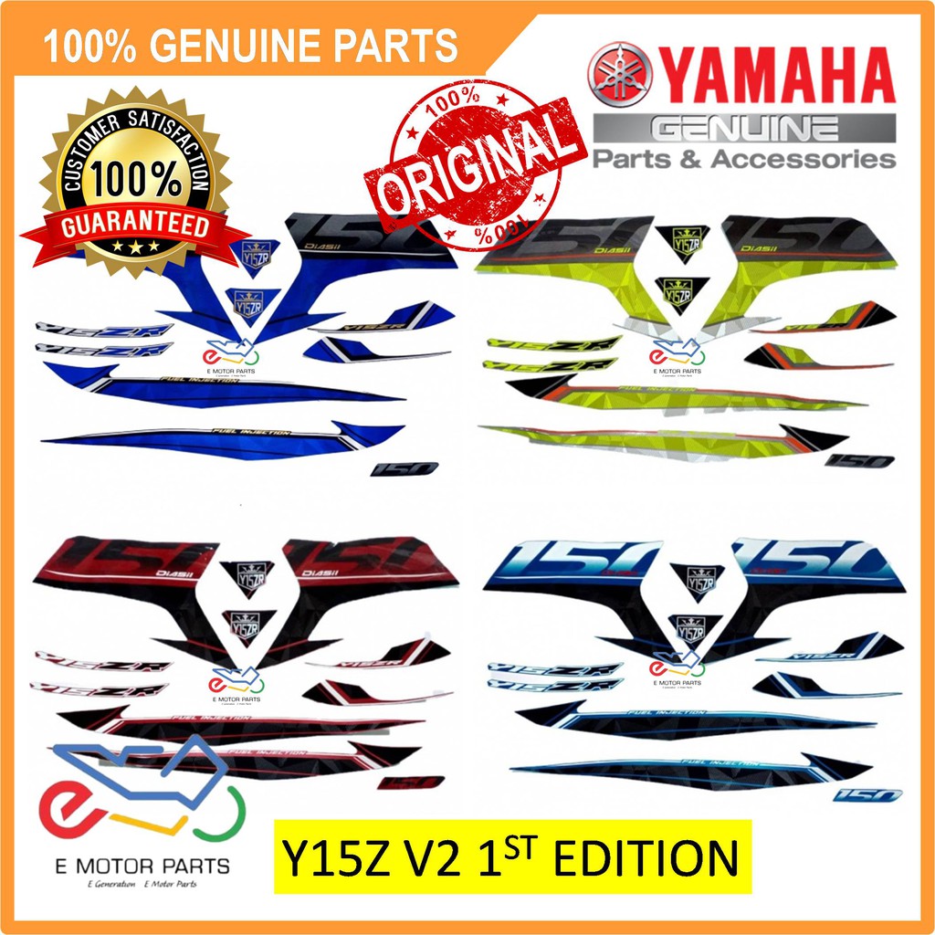 Y15 V2 STICKER Y15Z V2 SET GRAPHIC STRIPE DECALS CM6 MDRM3 MNM3 [100% ...