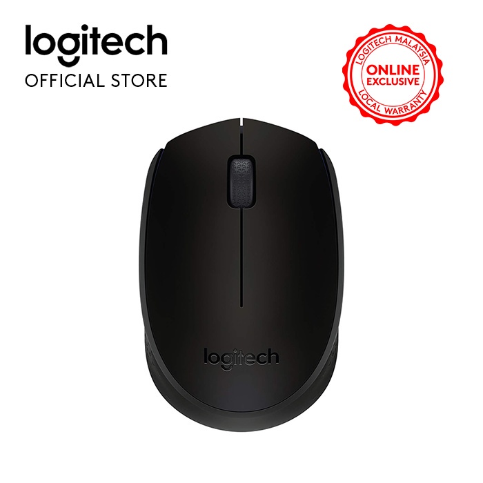 Logitech B170 Wireless Mouse, 2.4 GHz with USB Nano Receiver, Optical ...