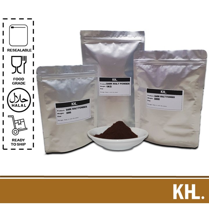 Dark Malt Powder (Flavouring and Colouring) / Serbuk Malt Warna Gelap ...