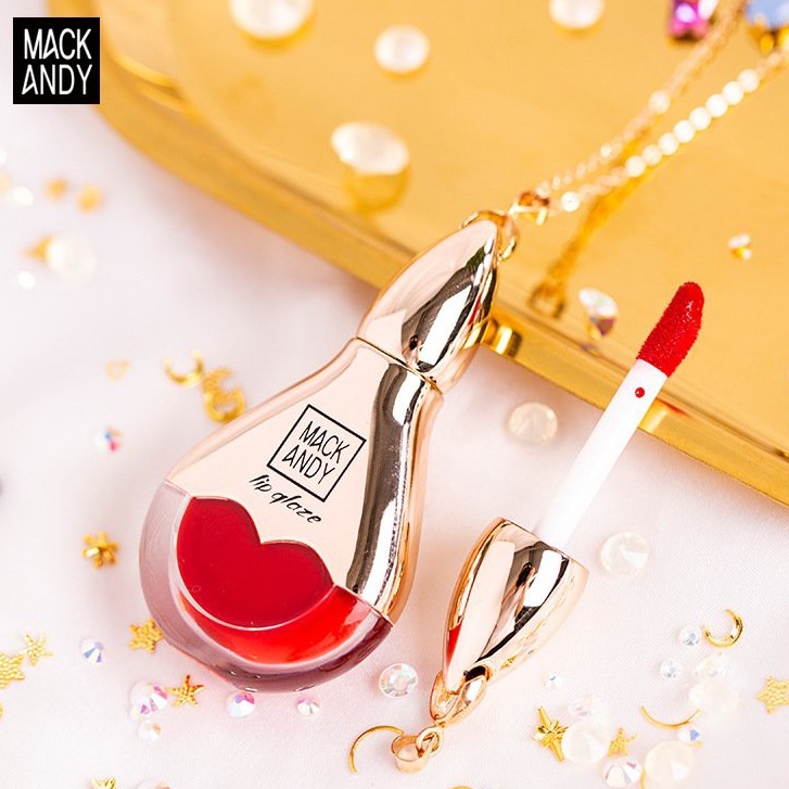 Mack ANDY Air Lip Glaze MK117 Matte Lipstick Cute Necklace Design ...