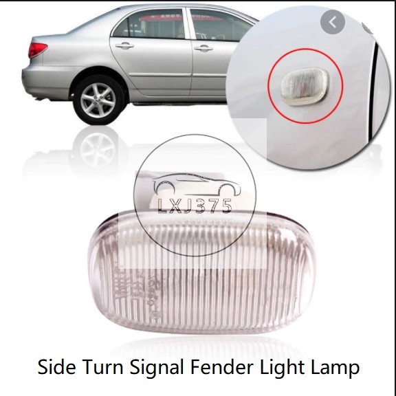 Car Side Turn Signal Fender Light Lamp For Toyota Vios AXP4 SCP4 2002 ...