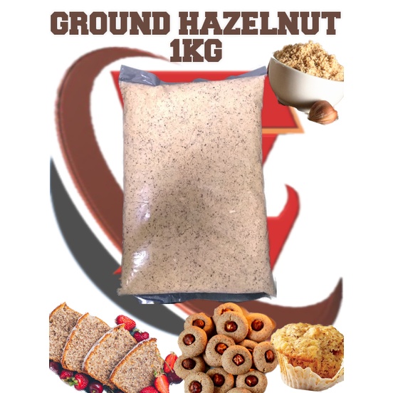1KG GROUND HAZELNUT | HAZELNUT POWDER | (FINE) | Shopee Malaysia
