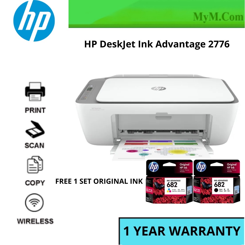 HP DeskJet Ink Advantage 2776 | Print | Scan | Copy | Wi-Fi |Color ...