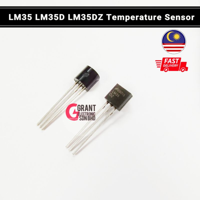 LM35 Temperature Sensor | Shopee Malaysia