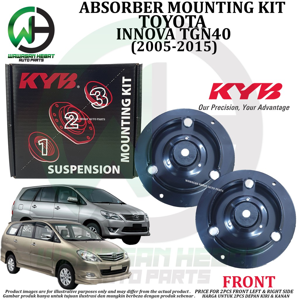 Toyota Innova TGN40 Front Absorber Mounting , Strut mount KYB KAYABA ...