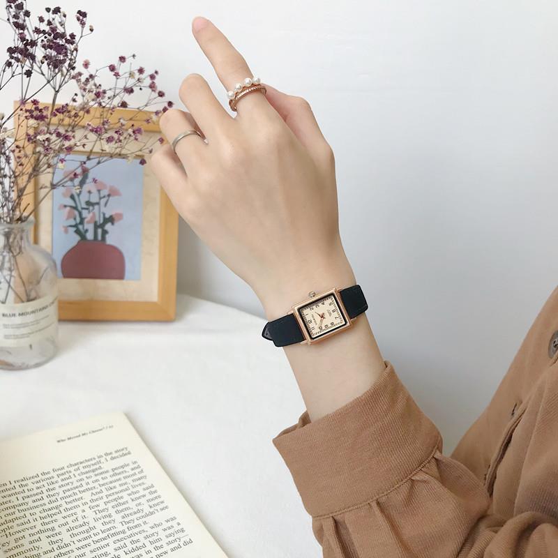 Simple Elegance Retro Ins Style Women's Watch Fashion Korean Style ...