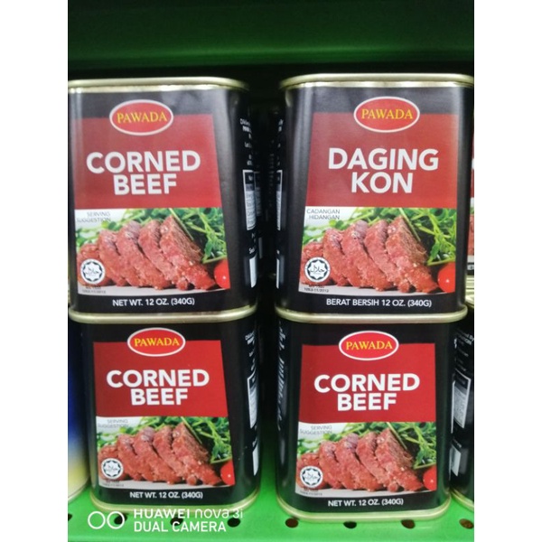 Pawada corned beef/chicken/daging kon pawada/local sarawak/halal corned ...