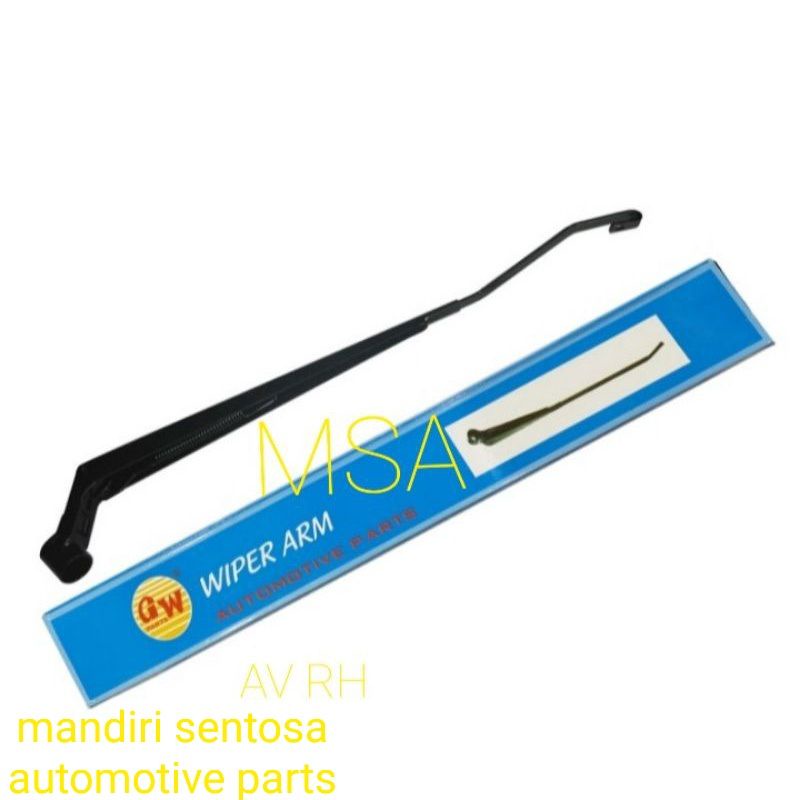 Rubber Handlebar Glass Fan Wiper Arm RH (Right) Short 1 Pcs Avanza ...
